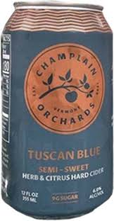 Champlain Tuscan Blue Cider 4pk - Beach Liquors