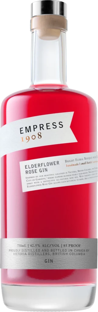 Empress 1908 Elderflower Rose Gin 750ml - Beach Liquors
